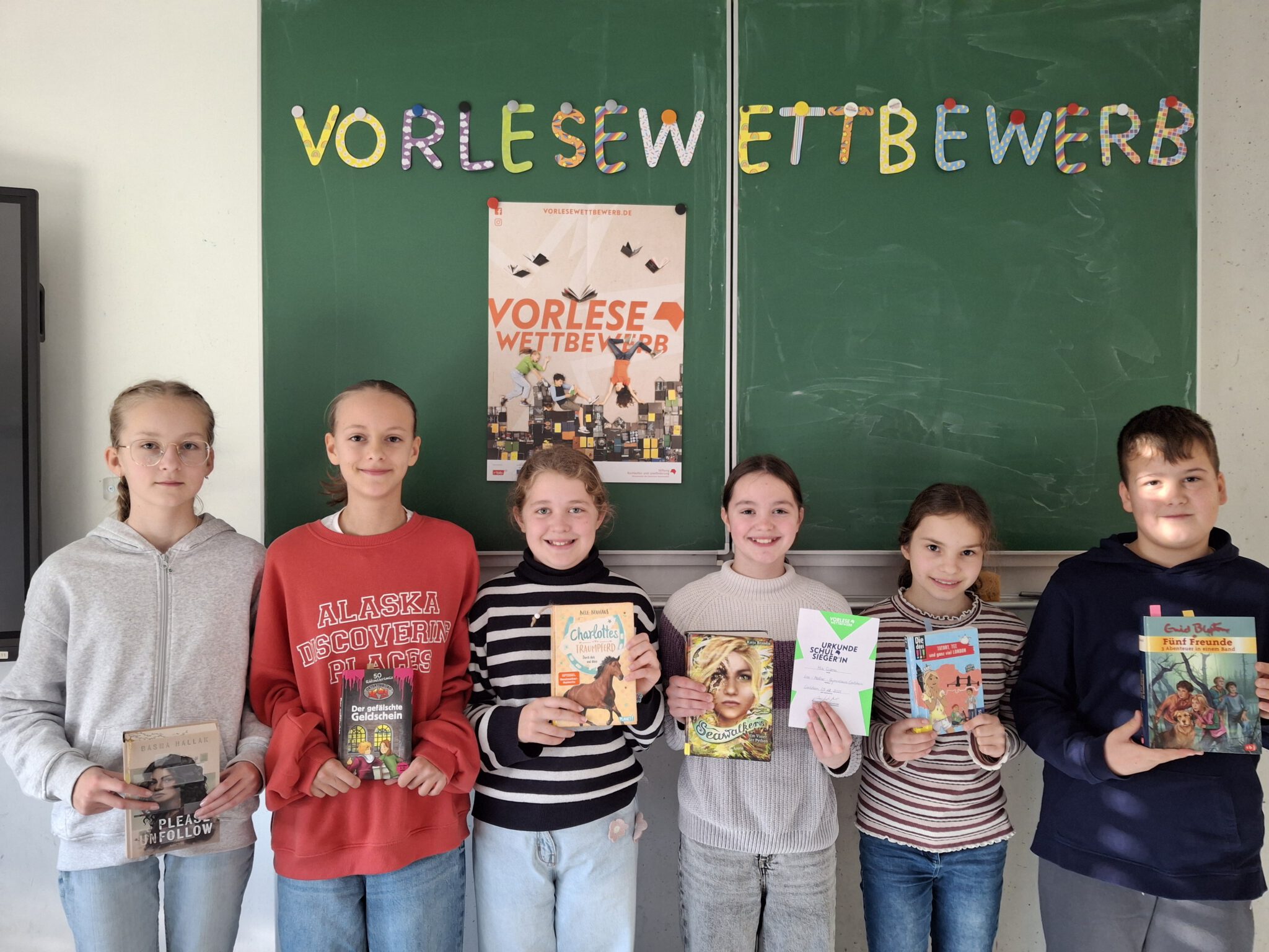 Schülerin gewinnt den Vorlesewettbewerb am LMG – LMG